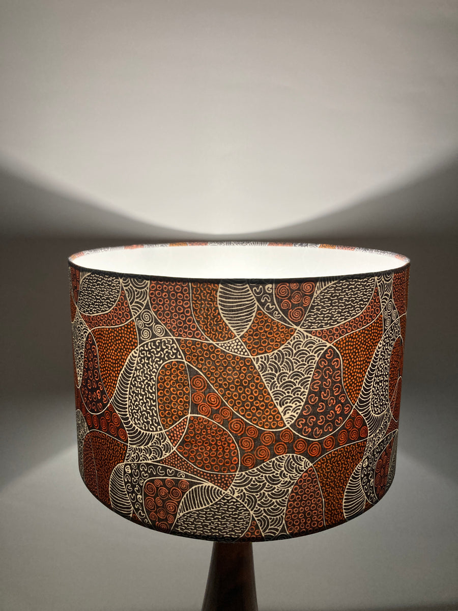 Bush Coconut Dreaming - Aboriginal Design – Mesmerizing Blue